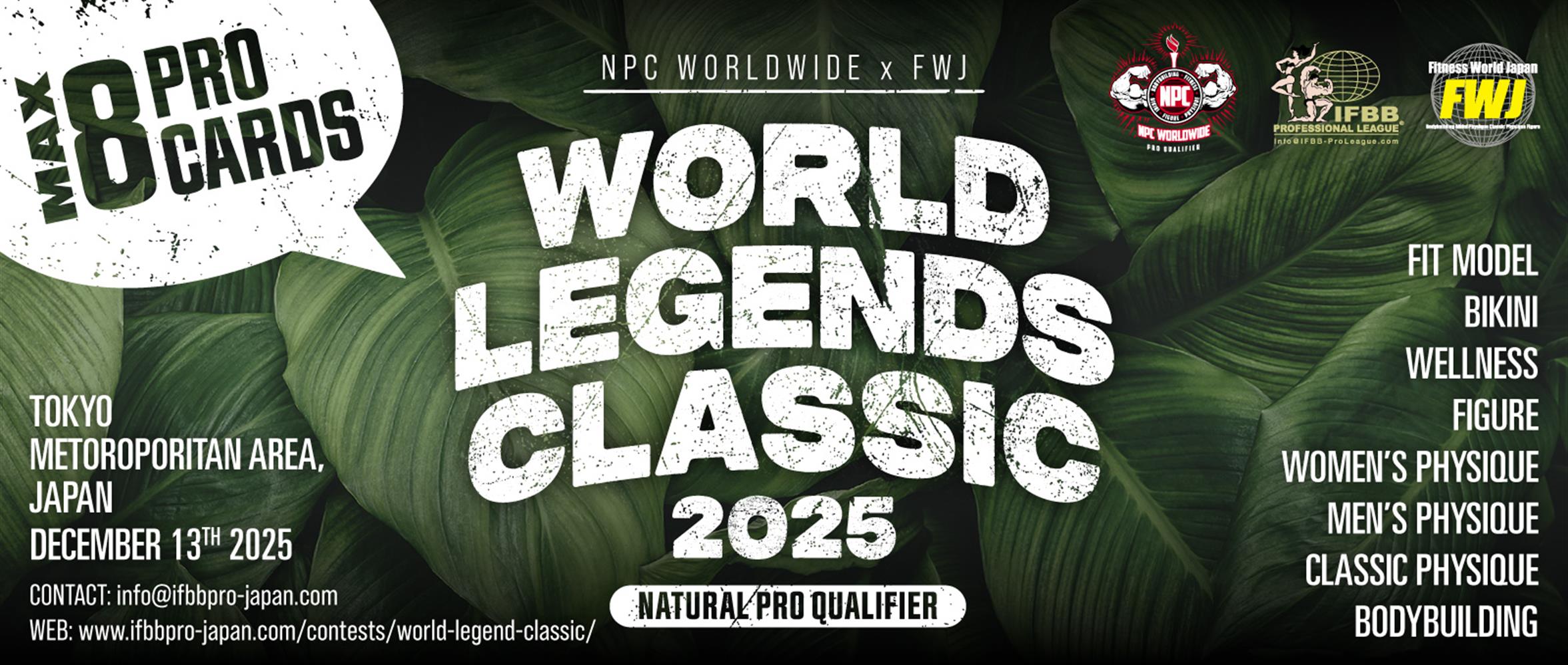 2025 NPC Worldwide World Legends Classic Natural Pro Qualifier - NPC ...